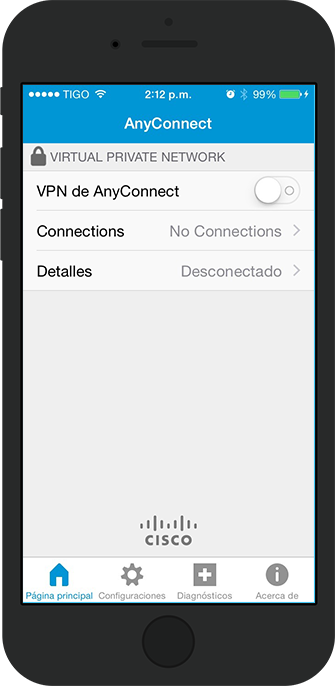 Manual Cisco AnyConnect iOS